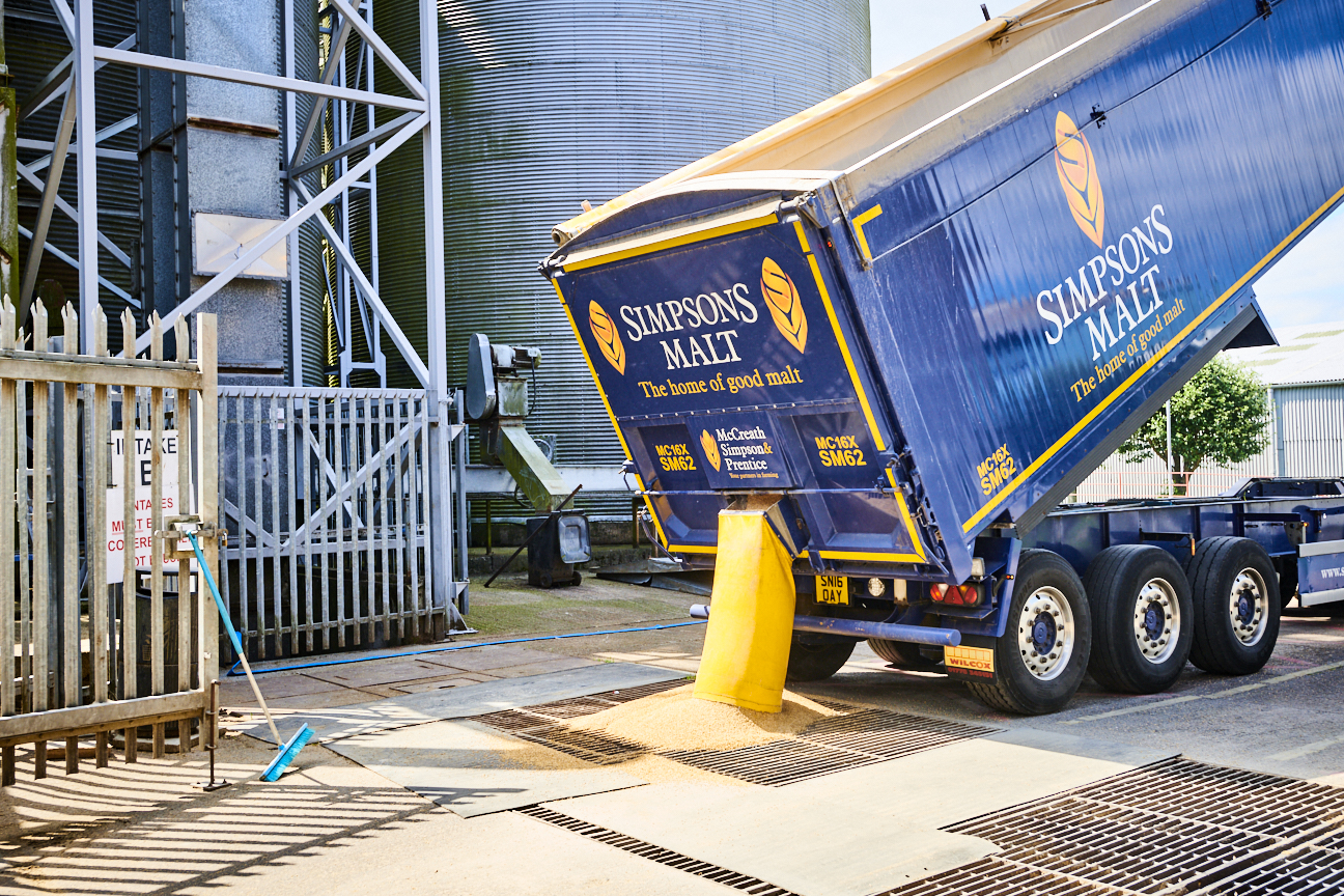 Barley Intake - Simpsons Malt